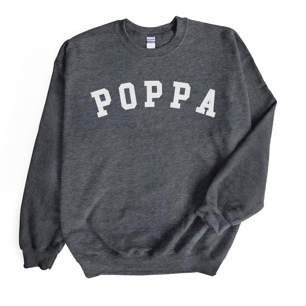 Poppa Arc Sweatshirt - Retro Look, Cozy Dad Gift, Comfortable – The ...